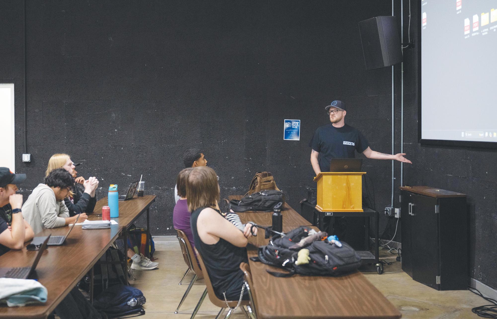 Going behind the scenes of Studio 76 - The Signpost